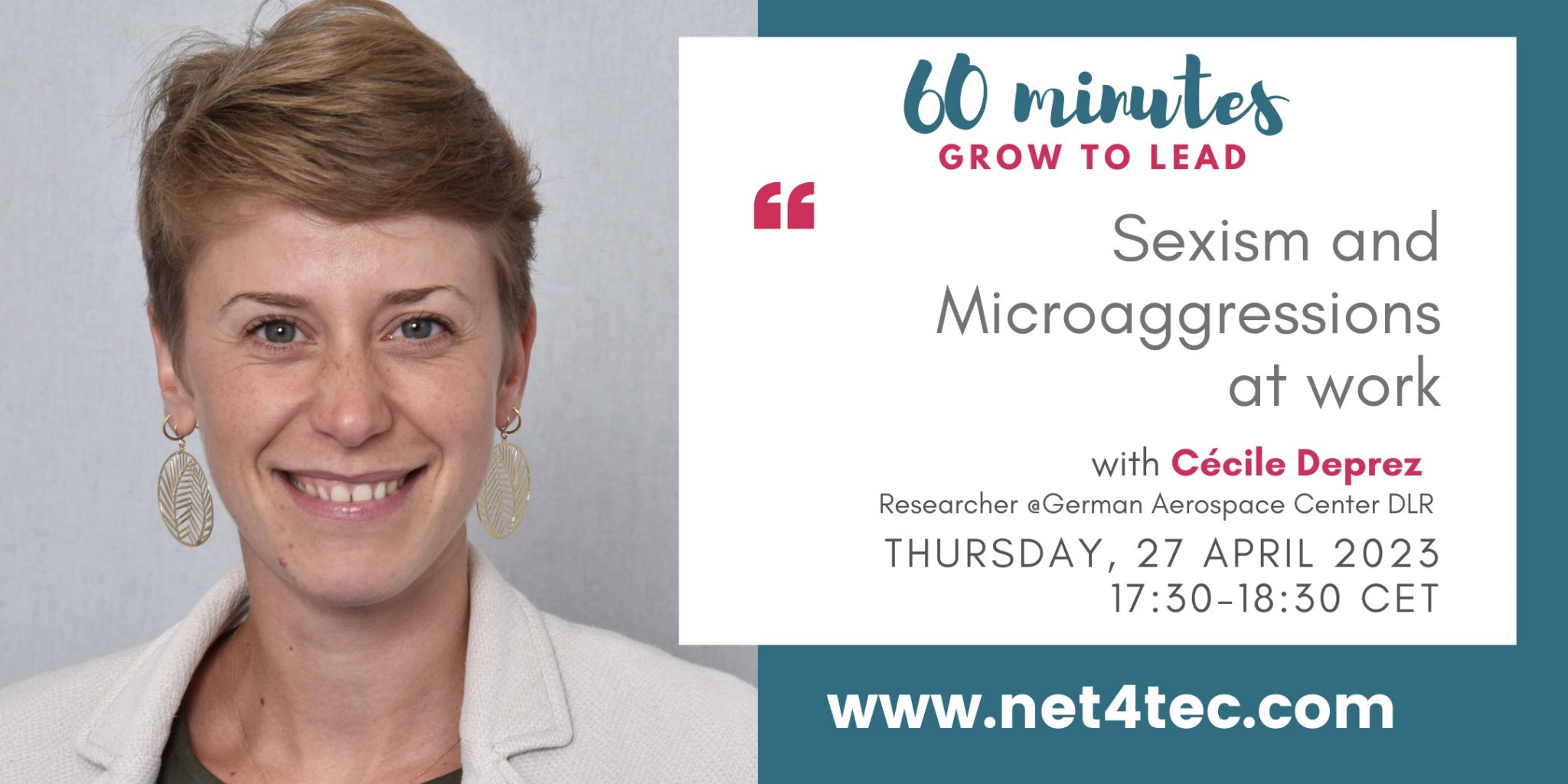 60' GROW TO LEAD | Sexism and Microaggressions at work | Cécile Deprez ...