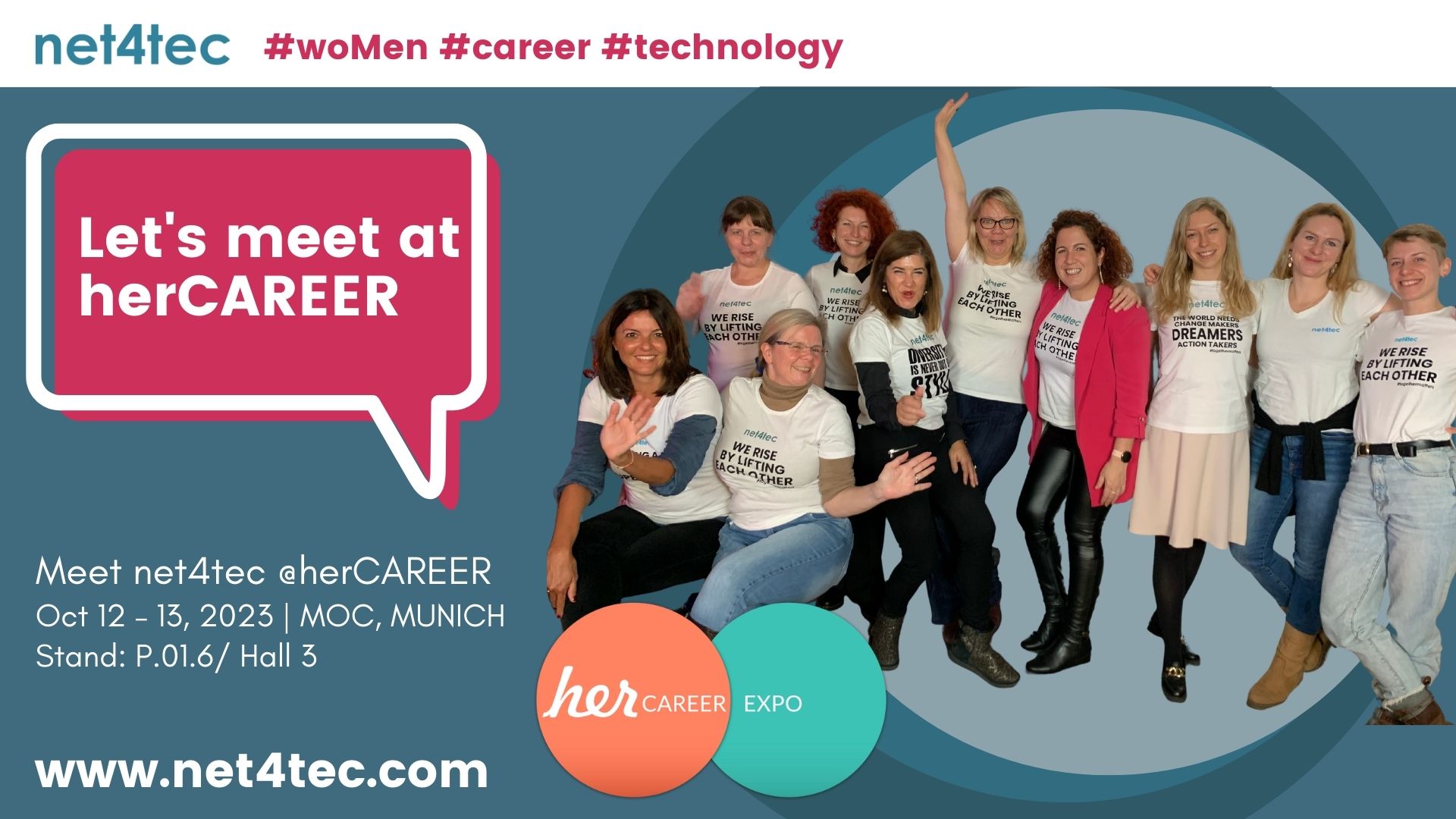net4tec @ herCAREER: your career’s partners | net4tec