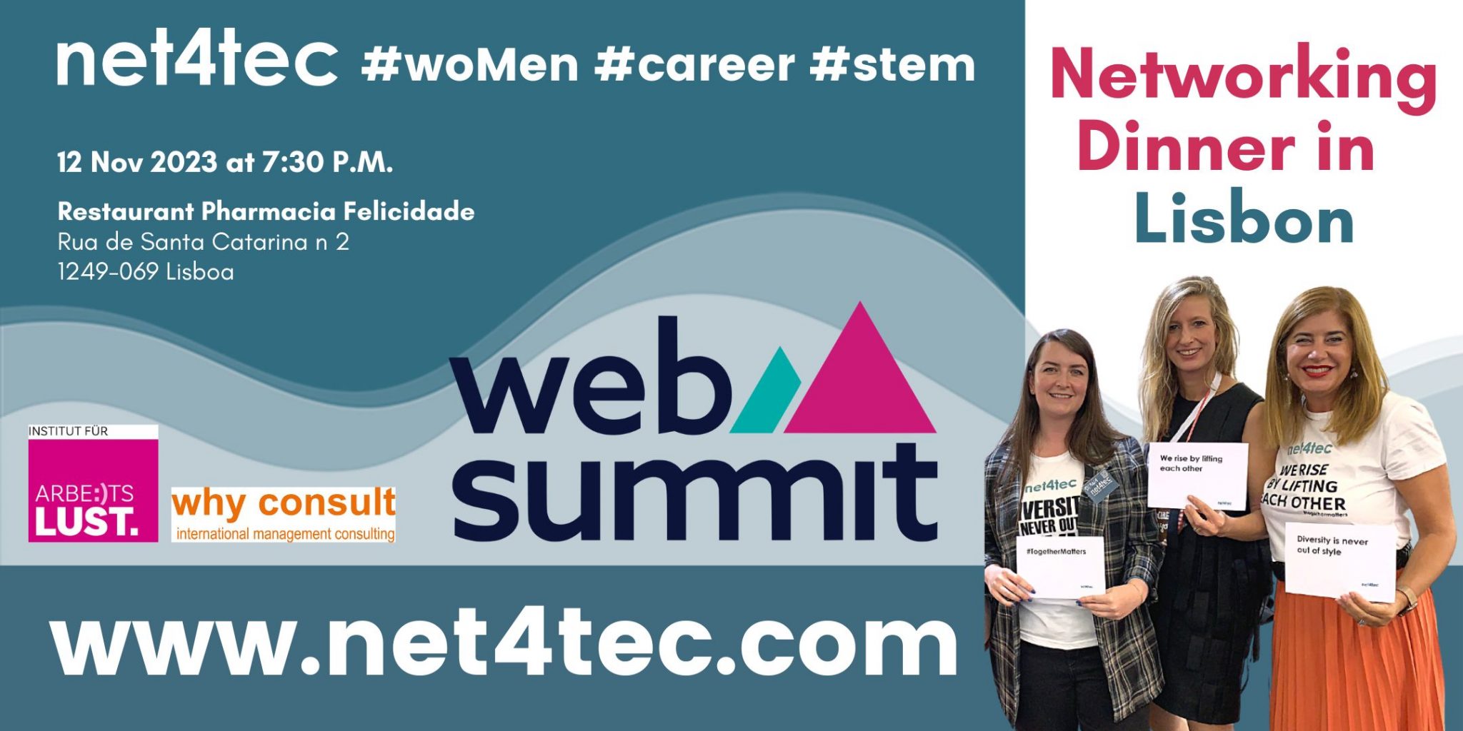 net4tec networking dinner @ Web Summit in Lisbon | net4tec