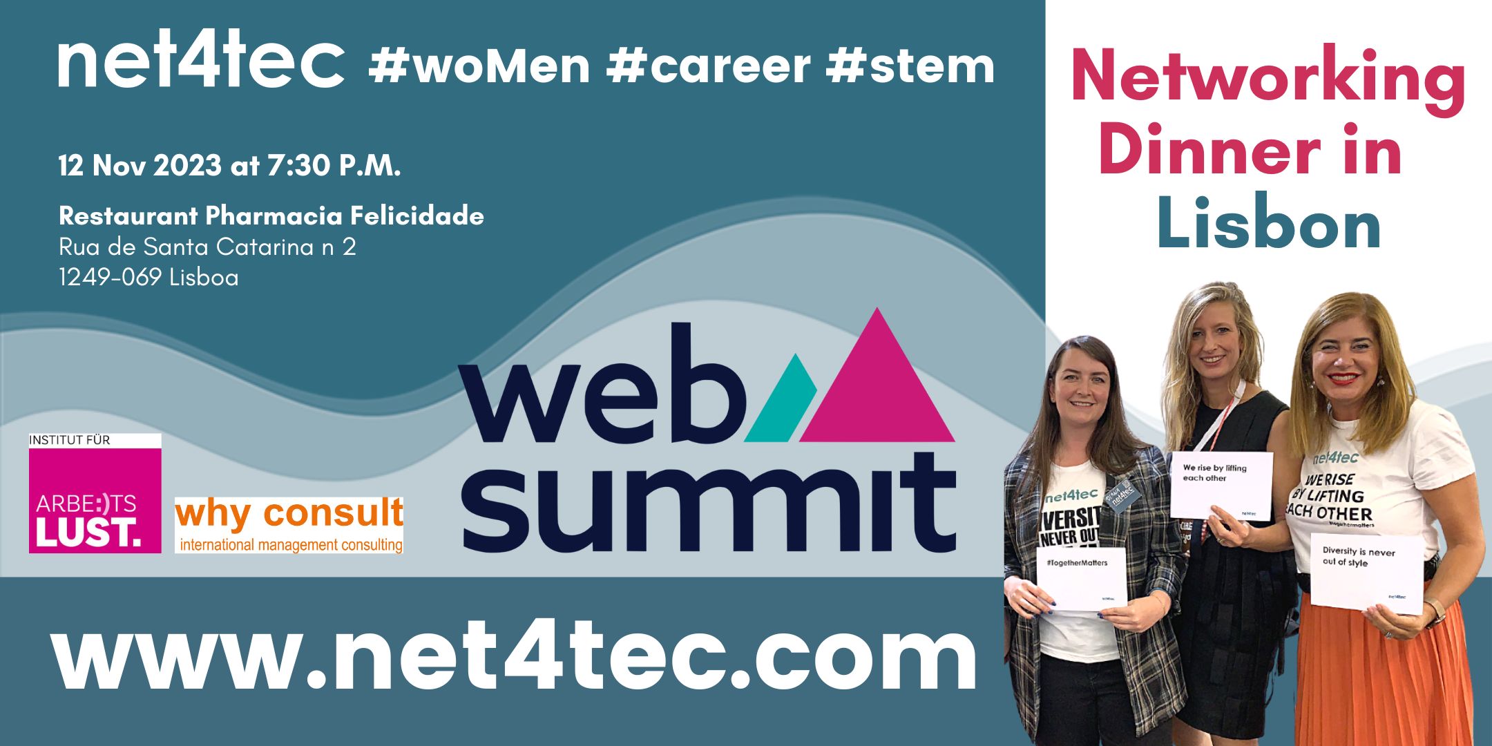 net4tec networking dinner @ Web Summit in Lisbon | net4tec