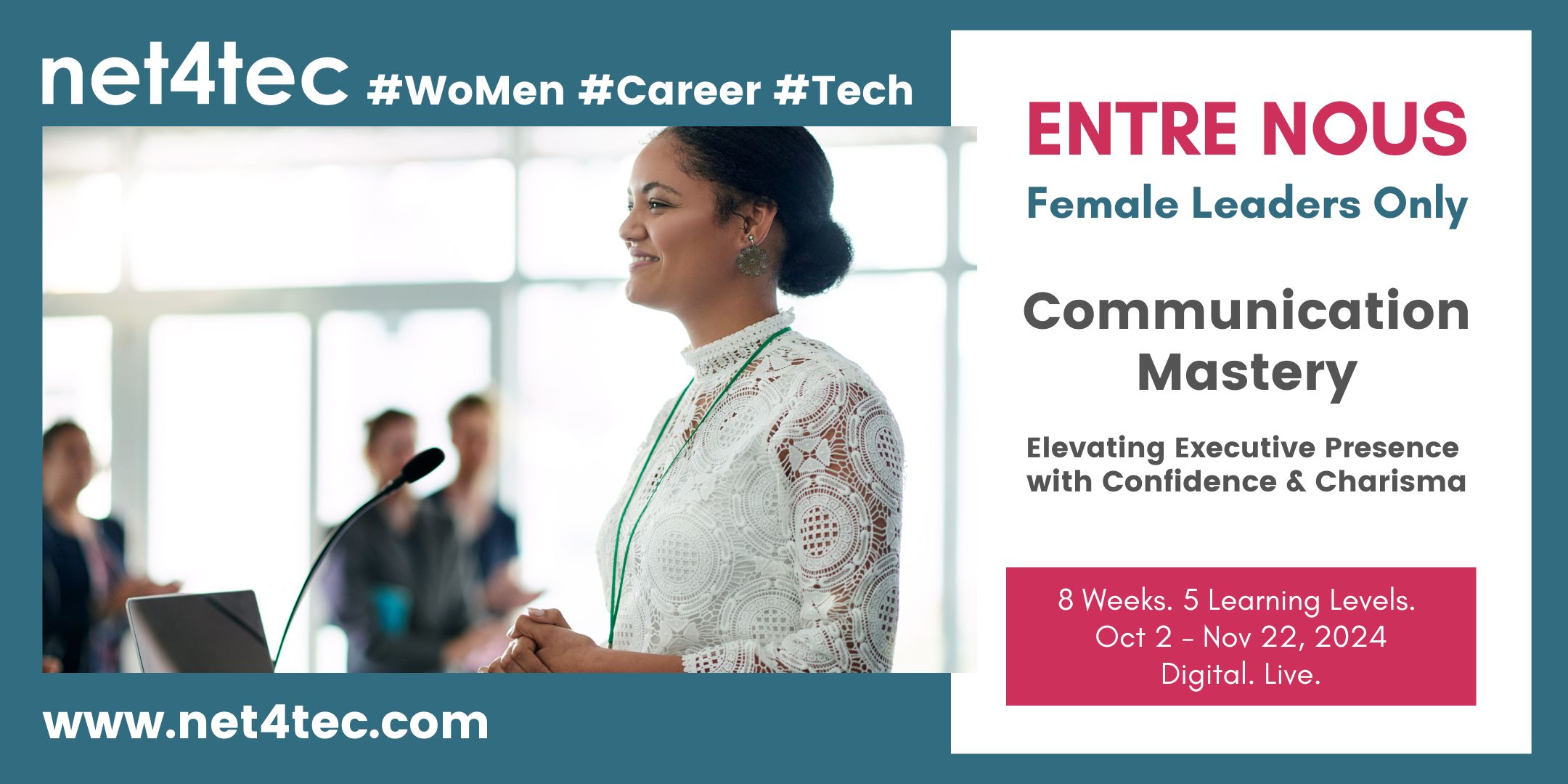 Communication Mastery _ Elevating Executive Presence with Confidence and Charisma | net4tec