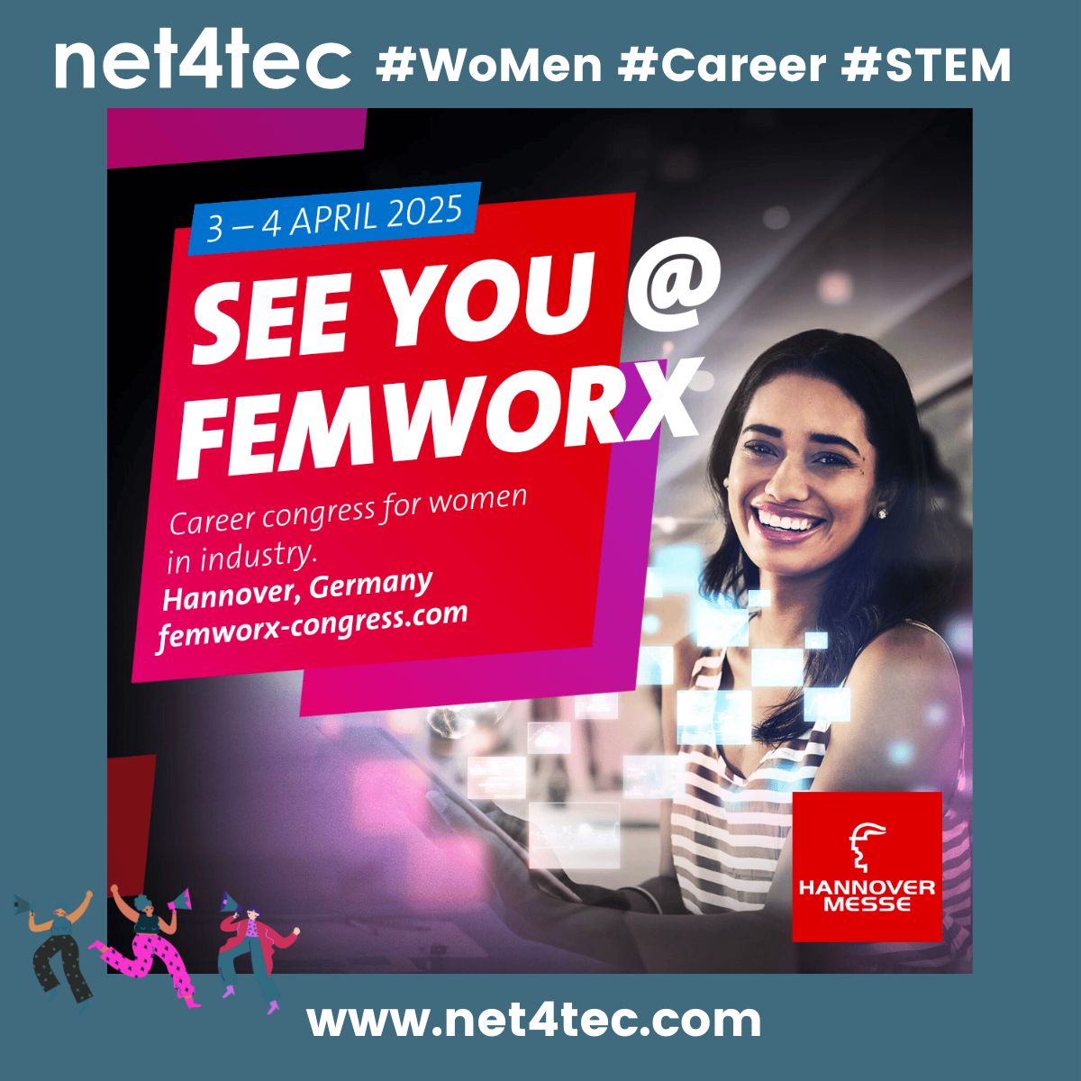net4tec @ FEMWORX Hanover, 3rd & 4th of April 2025 | net4tec